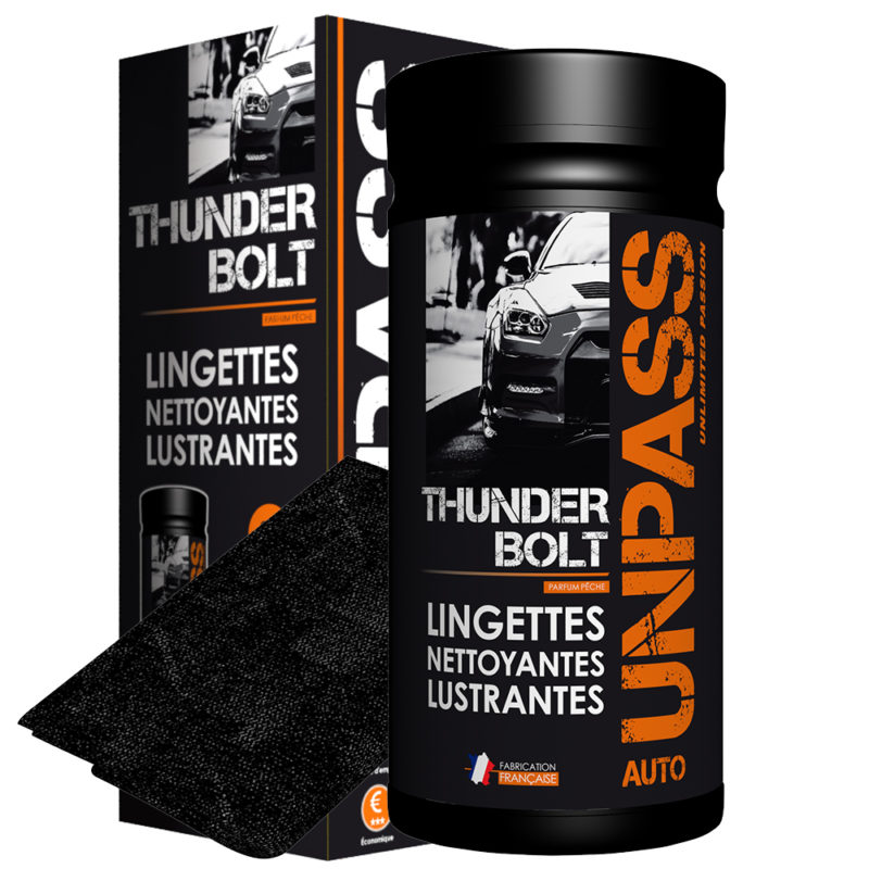 THUNDERBOLT Auto – Lingettes nettoyantes & protectrices | UNPASS